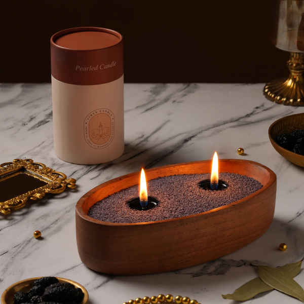 Purple Haze - 19 OZ Gift Box + Essential Oil – Vibes Pearled Candle